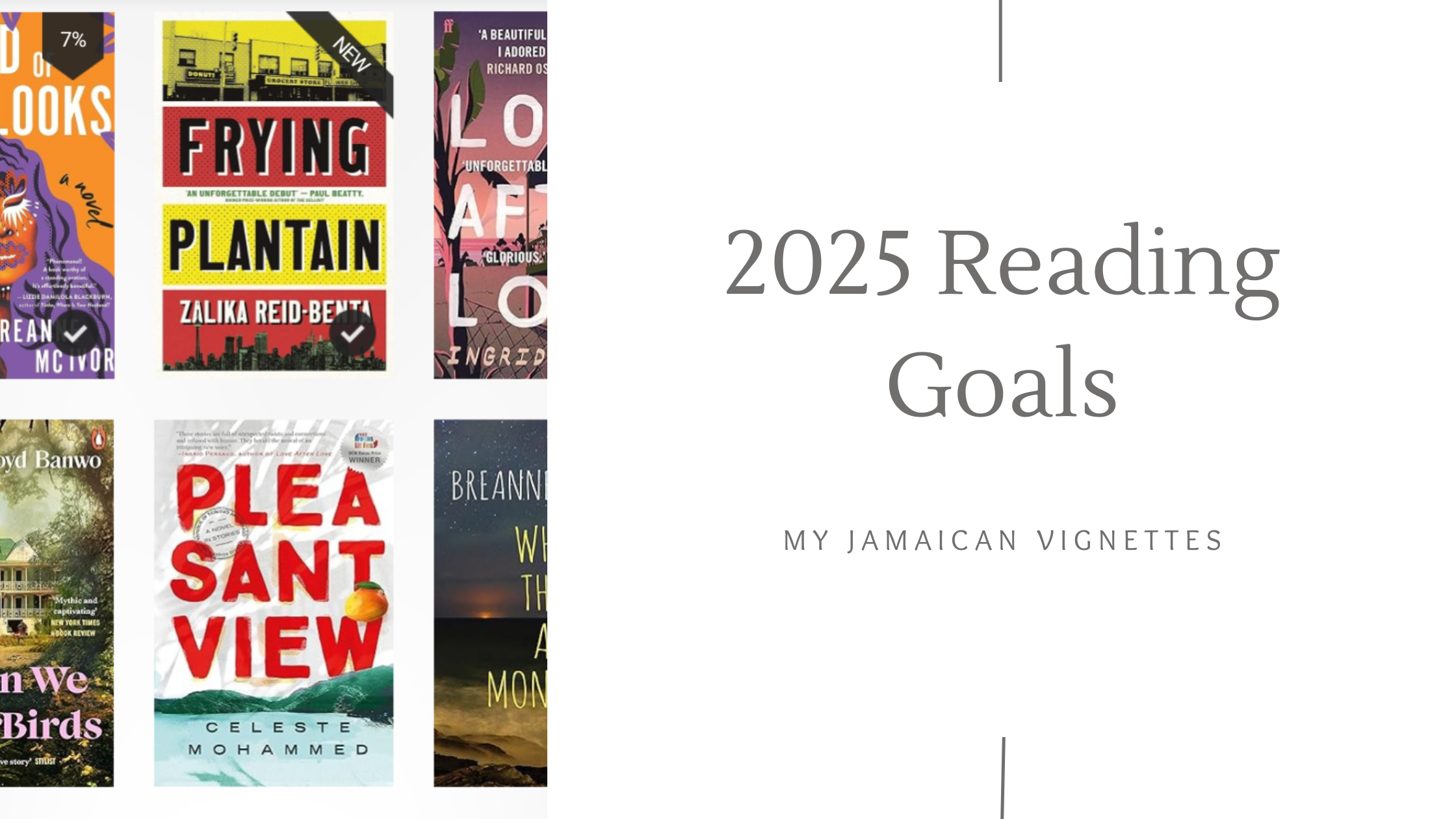 MJV Bookish Thoughts: 2025 Reading Goals – My Jamaican Vignettes